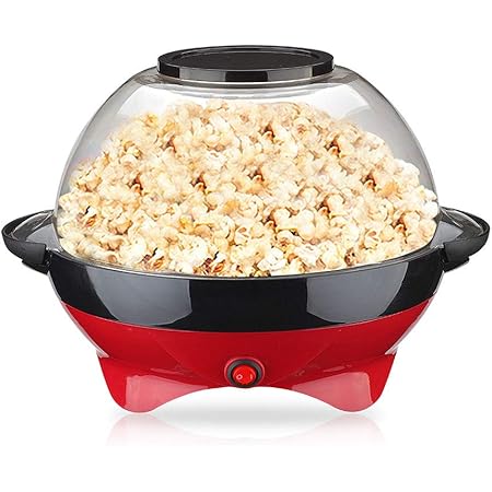 Amazon.com: Popcorn Machine, Stir Crazy Deluxe Electric Hot Oil Popcorn ...