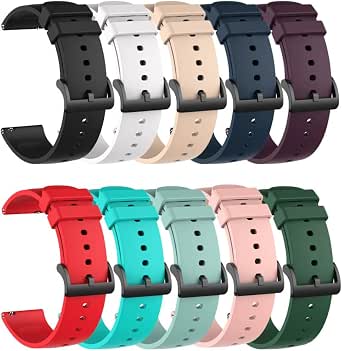10Pack Sport Bands Compatible with YMZ ‎TGW01 & GTX13 Soft Silicone ...