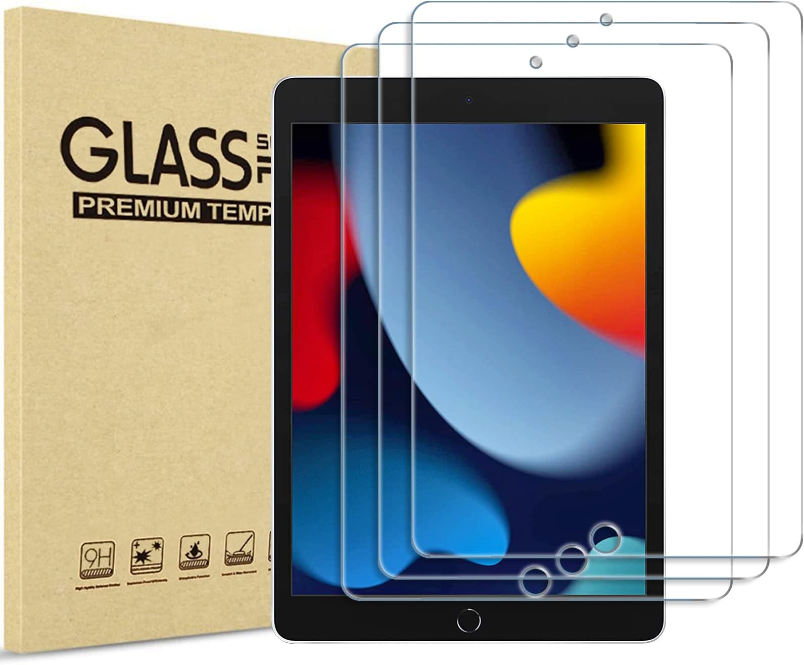 [2Pack] ZenRich ipad 10.2 Screen Protector with Anti Blue Light ...