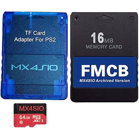 Amazon.com: MX4SIO SIO2SD SD Card Adapter for PS2, Memory Card Expansion for SIO Replacement ...