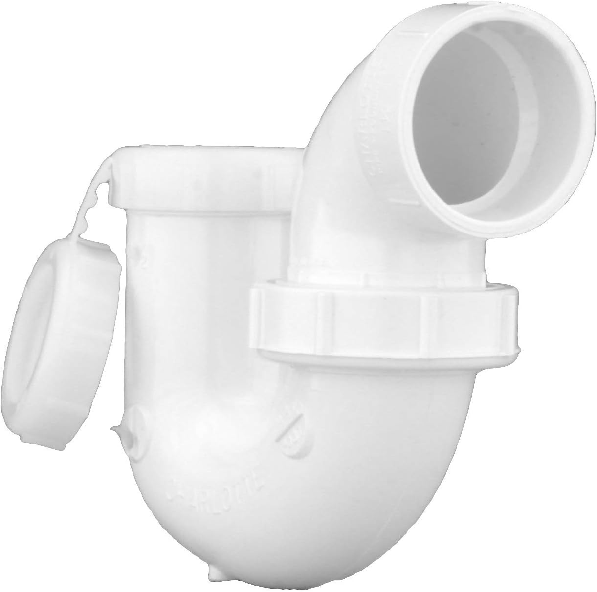Amazon.com: Canplas 193212E PVC DWV P-Trap with Union, 2-Inch, White ...