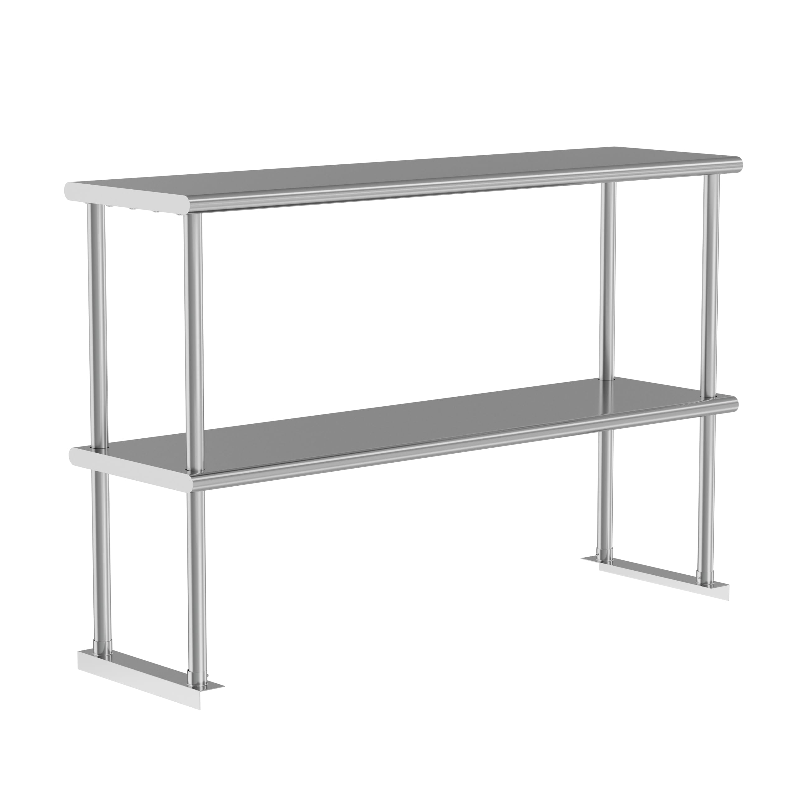 Amazon.com: Chingoo Double Overshelf Double Tier Stainless Steel Shelf ...