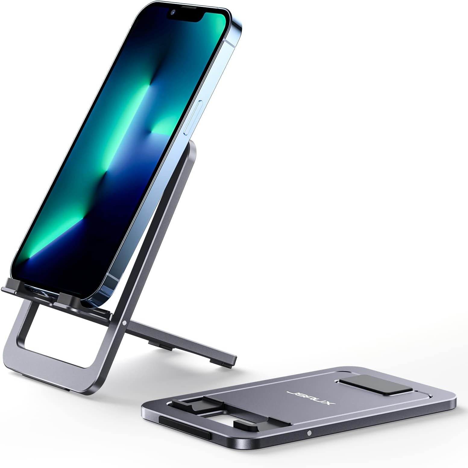 JSAUX Universal Mobile Holder Stand, Foldable Aluminum Adjustable Phone ...