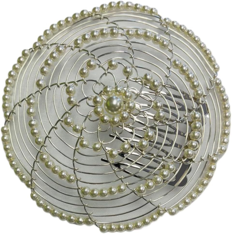 Amazon.com: Elegant Beaded Dressy Wire Kippah for Women and Girls ...