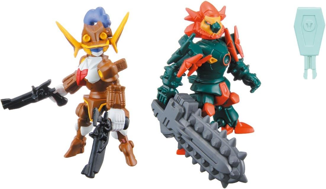 Amazon.com: LBX Battle Custom Figure Set LBX Jeanne D & LBX Hakaiger ...