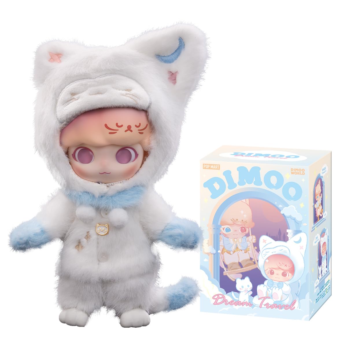 POP MART DIMOO Dream Travel Action Figure 1PC Premium Design Gifts for ...