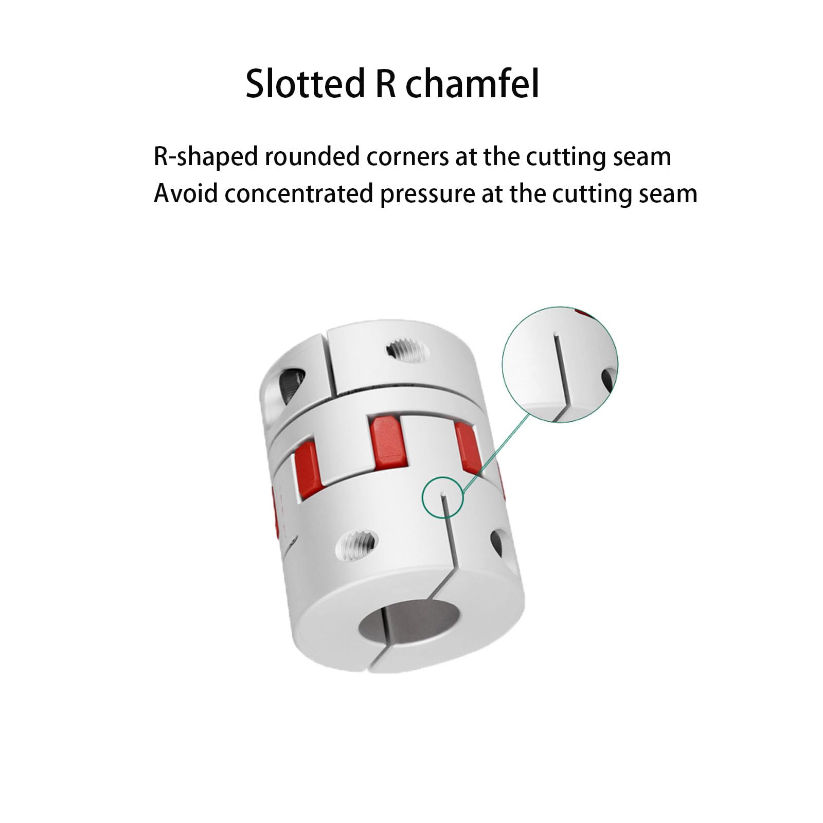 Snapklik.com : 8mm To 14mm Motor Shaft Coupling, Aluminum Flexible ...