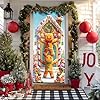 Amazon.com: BlissYard Merry Christmas Door Cover 35x71 Inch Door Banner ...