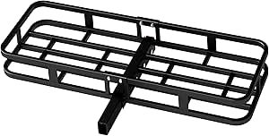 Amazon.com: KAIZONPOT Cesta de carga plegable de 53 x 19 x 4 pulgadas para enganche de remolque ...