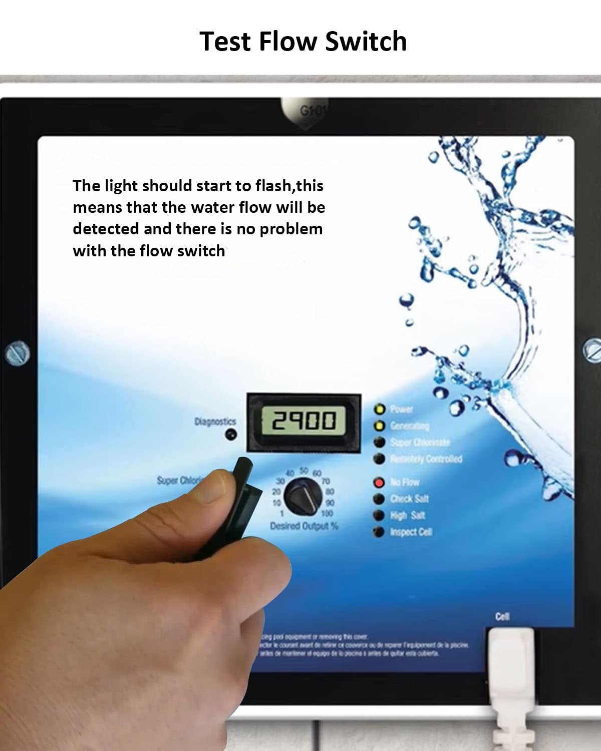 Snapklik.com : LANDSIN GLX-FLO-RP Flow Switch Assembly Fit For Hayward ...