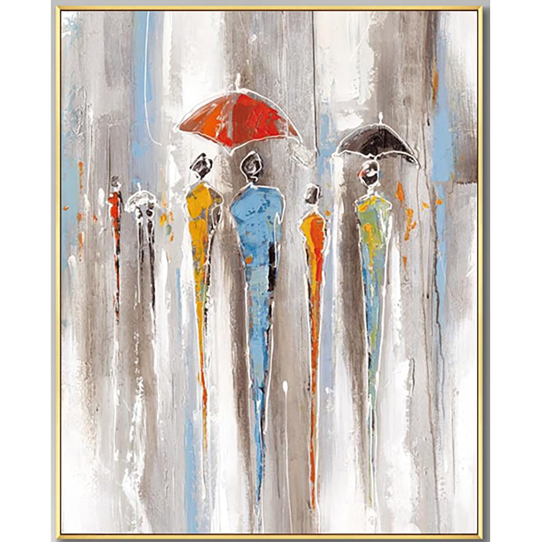 People Painted On Canvas