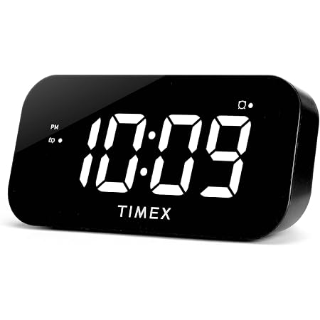 Amazon.com: Timex Alarm Clock with Large Display and 5W USB Charging ...