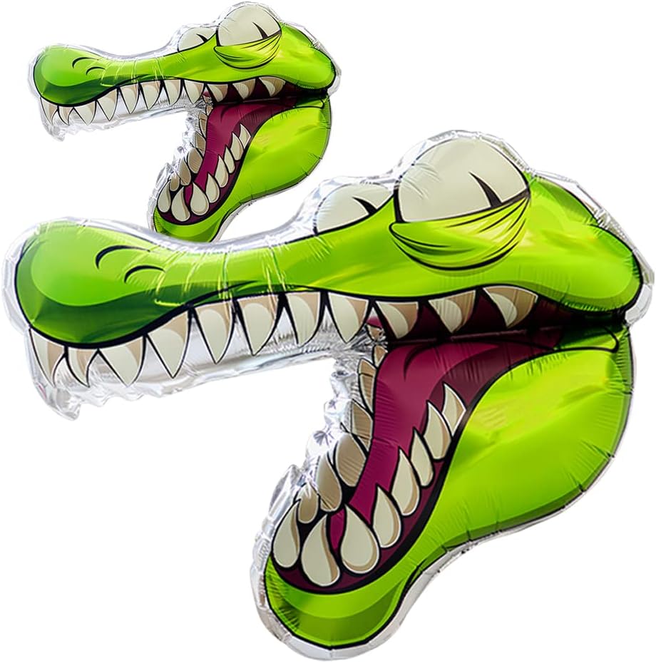 Amazon.com: Animal Balloon Crocodile Balloon Crocodile Alligator Foil ...