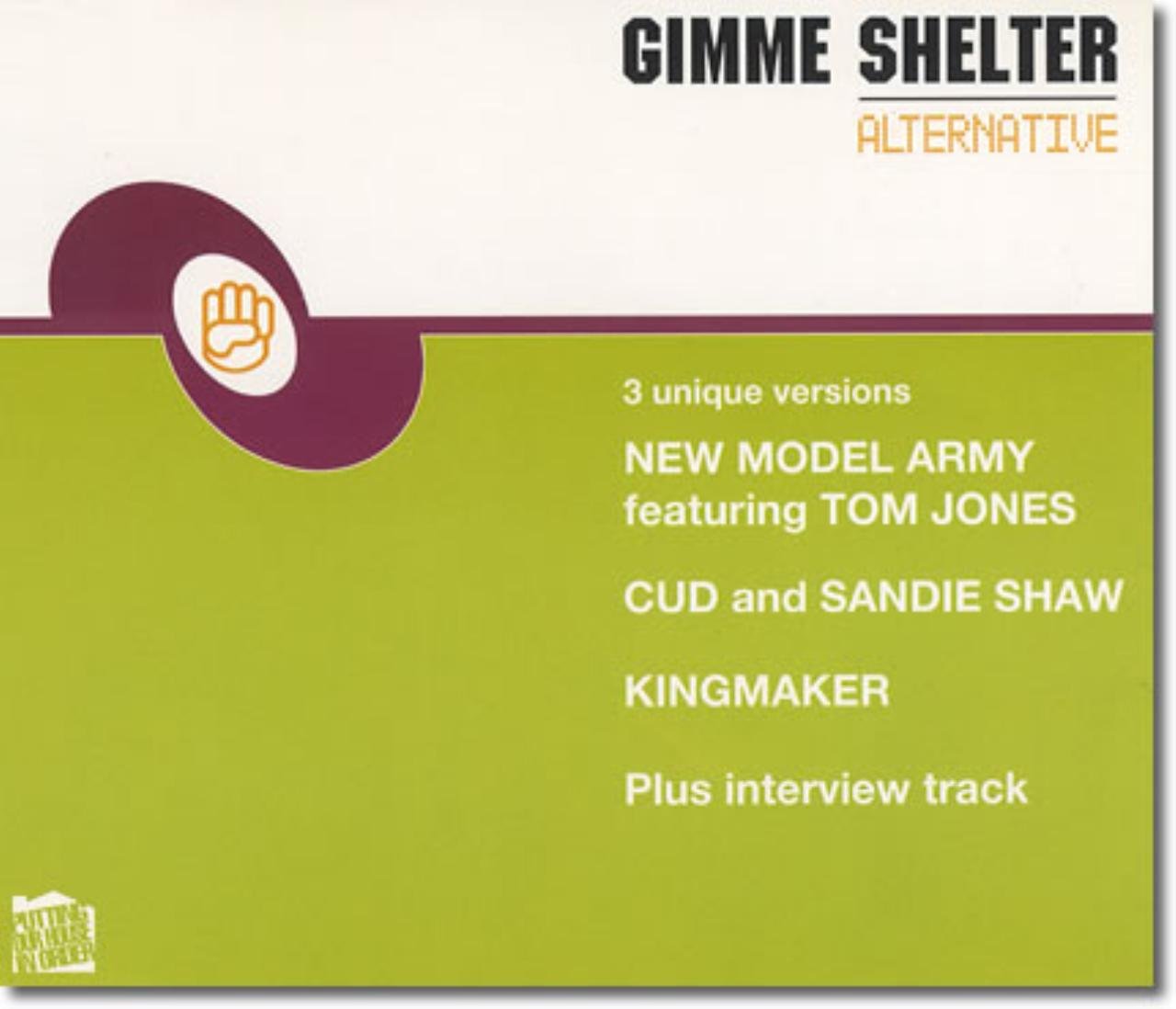 Gimme shelter-by New Model Army feat. Tom Jones/Cud & Sandie Shaw/Kingmaker: Amazon.co.uk: CDs ...