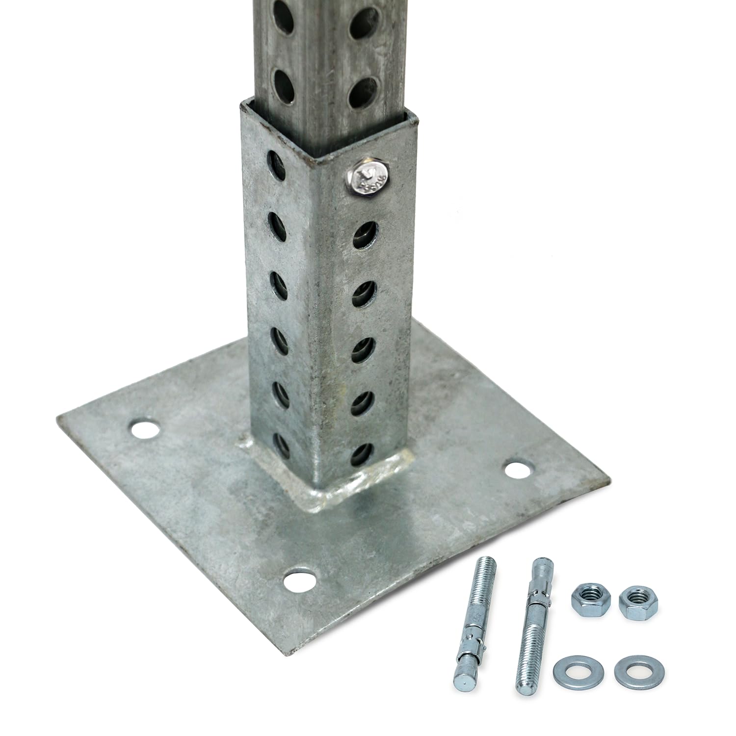 Galvanized Sign Post