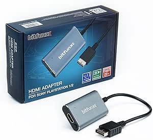 Amazon.com: BITFUNX PS2/PS1/PS One HDMI Adapter - Built in RGB to ...