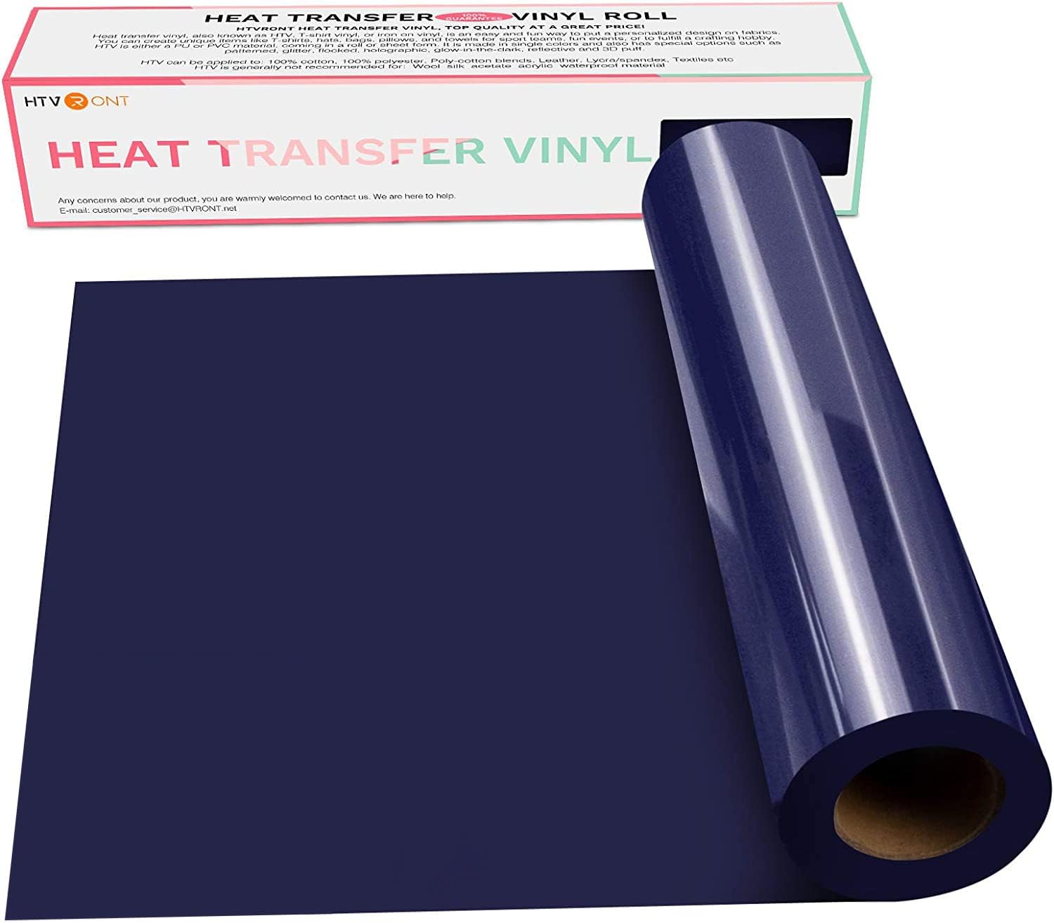 Amazon.com: Siser EasyWeed Matte Navy Blue HTV 11.8"x1yd Roll - Iron on ...