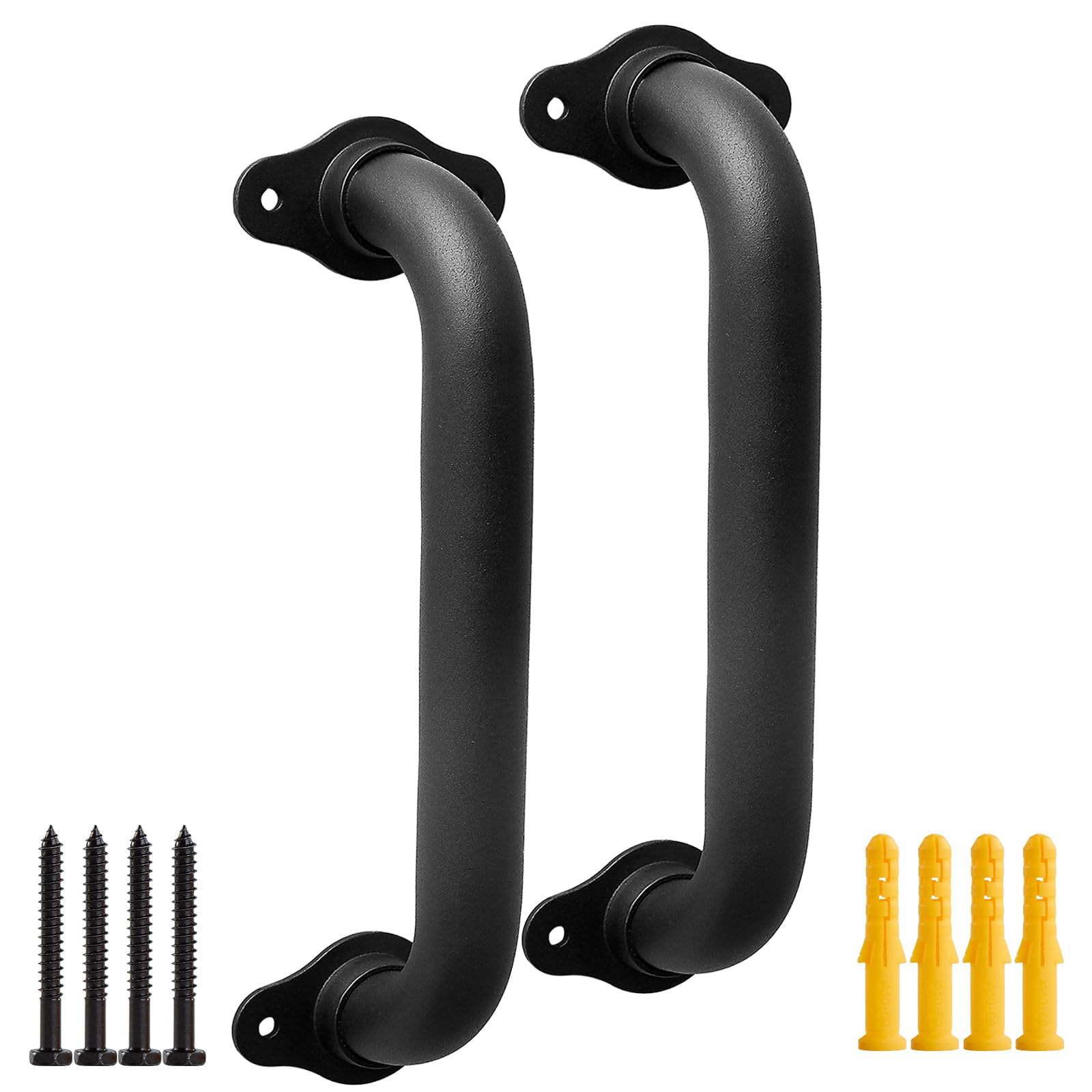 Purife 1 FT Metal Short Handrail for Indoor Stairs 2 Pack - Pipe Wall ...