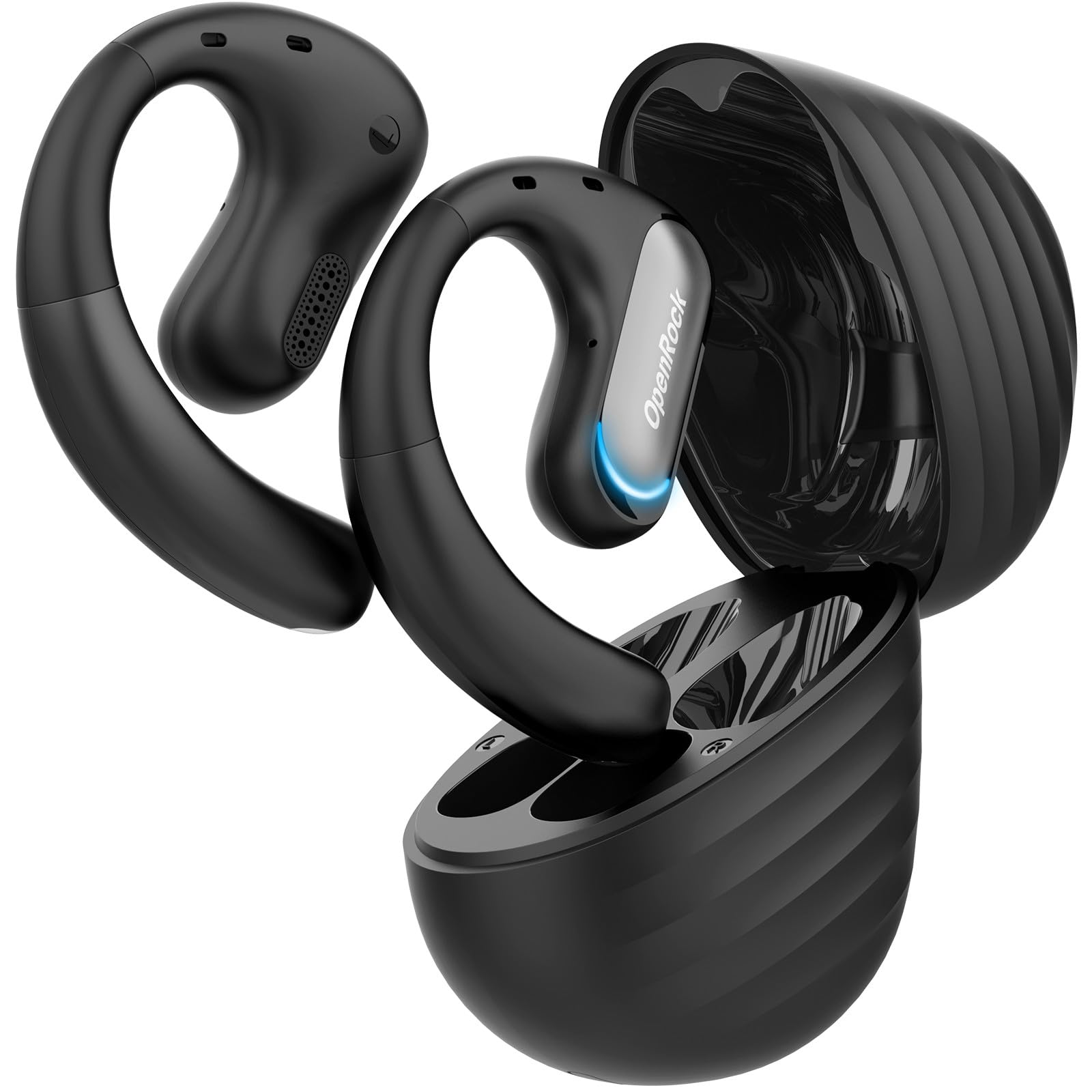 OpenRock Pro Open Ear Cuffie Bluetooth 5.2 Sport, Air Conduction senza ...