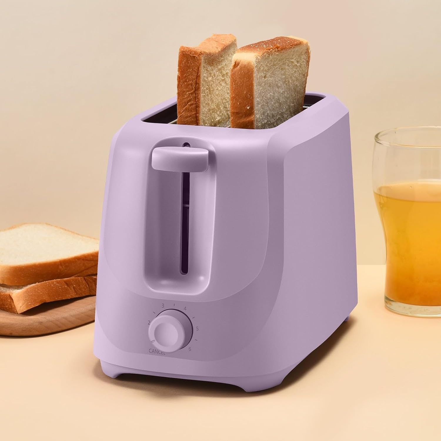 Amazon.com: 2-Slice Toaster with 6 Shade Settings and Removable Crumb ...