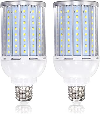 Luiyoos LED Corn Light - 60W, 6500K- Bright White Equivalent to 600W ...