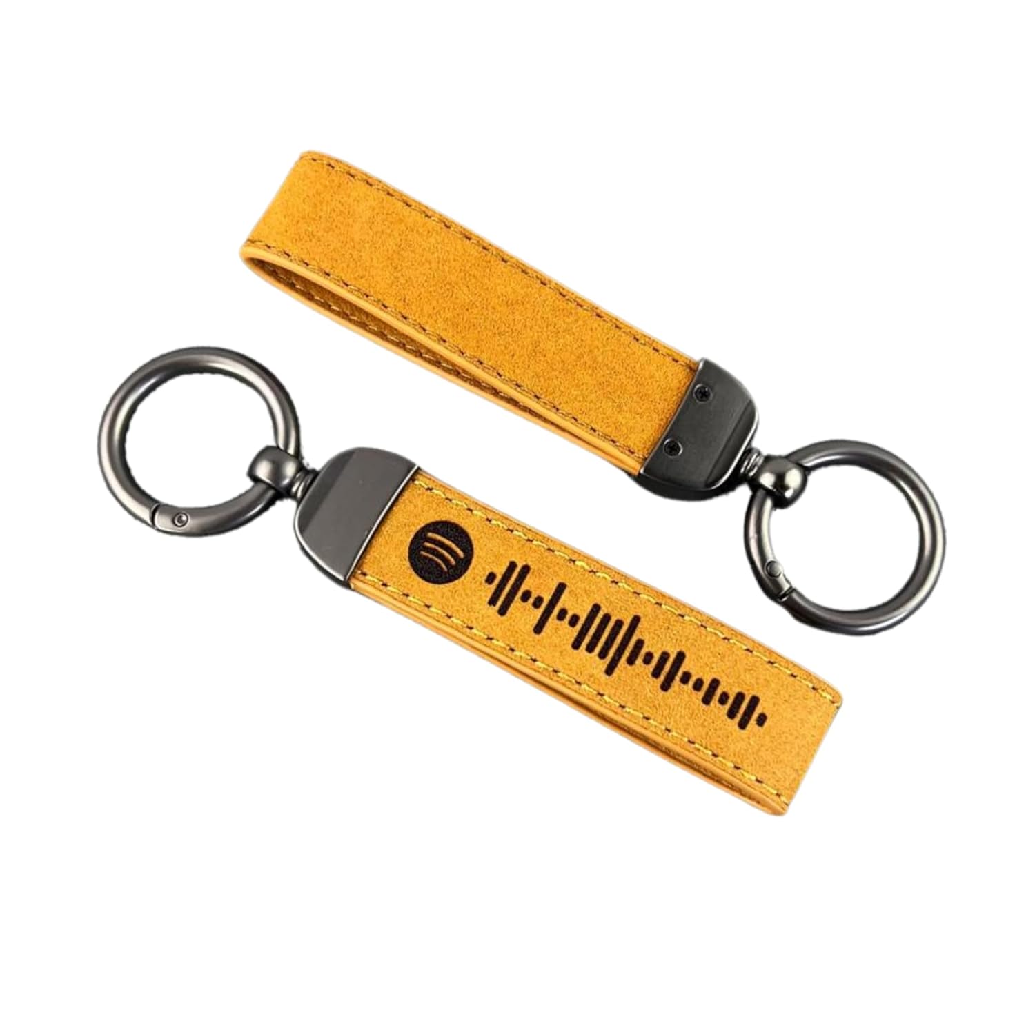Amazon.com: Personalized Playlist Keychain for Men/Women Music Keyring ...