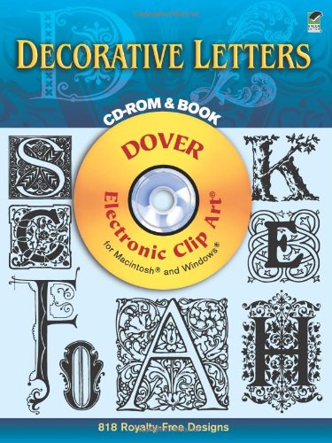 Dover Decorative Letters (Dover Electronic Clip Art): Amazon.co.uk ...