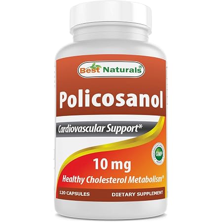 Amazon.com: Best Naturals Policosanol 10 mg 120 Capsules : Health ...