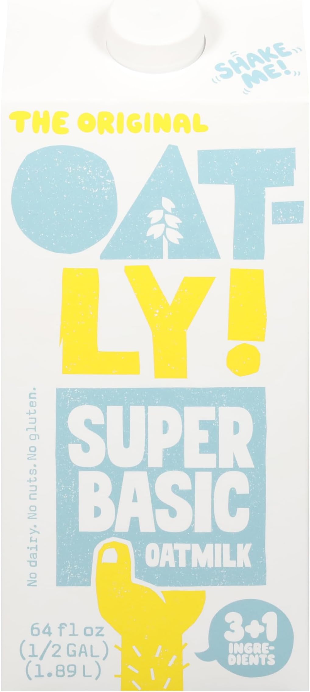 Amazon.com: OATLY Super Basic Oatmilk, 64 FZ : Grocery & Gourmet Food