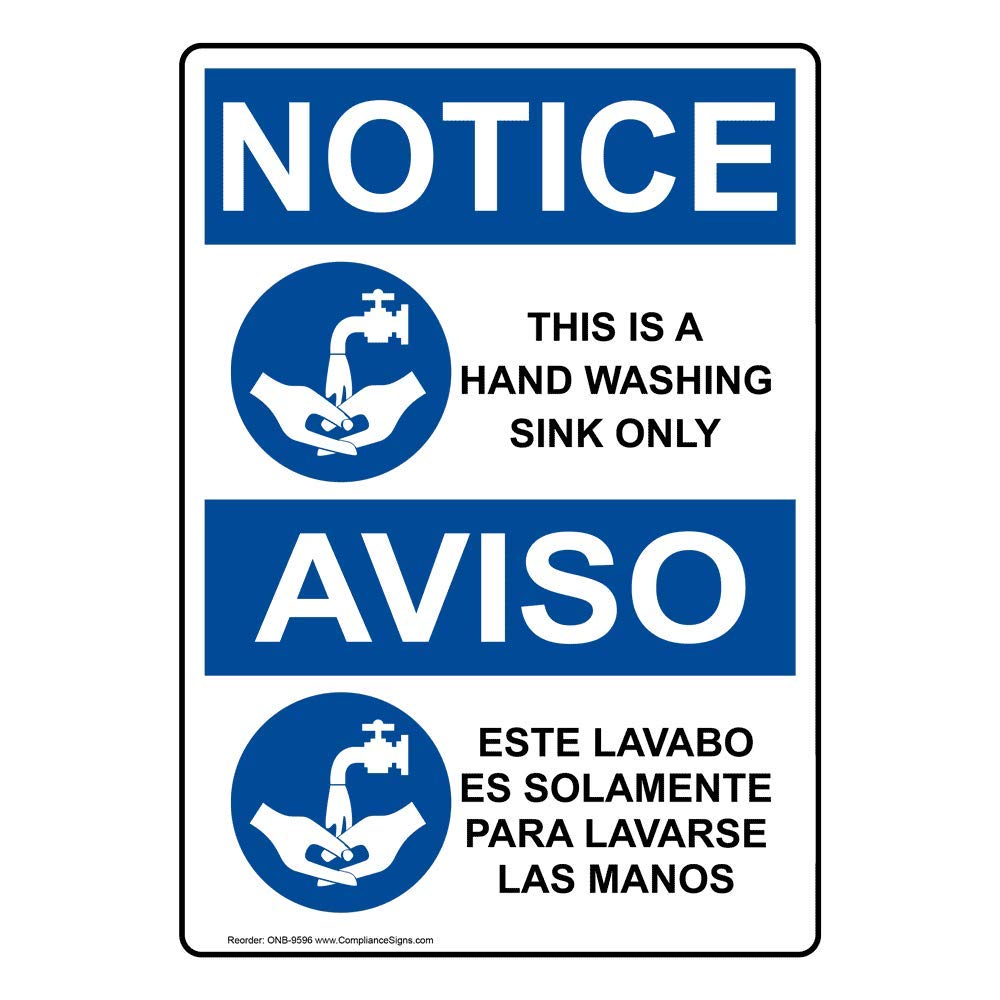 Hand Wash Sign Spanish