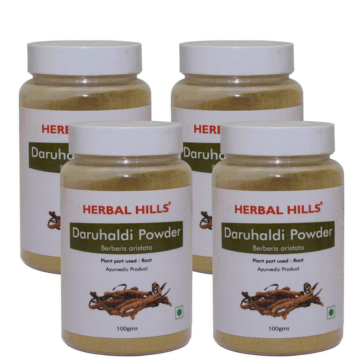 Herbal Hills Daru Haldi Powder - 100 gms (Pack of 4) - Daruharidra ...
