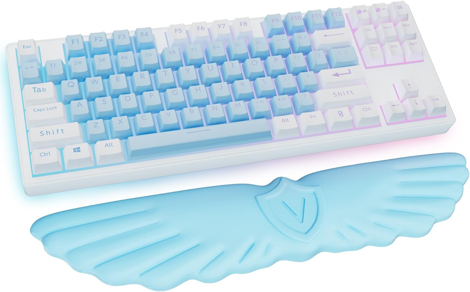 Amazon.com : Sushret Angel Wing Cloud Keyboard Wrist Rest, Soft Leather ...