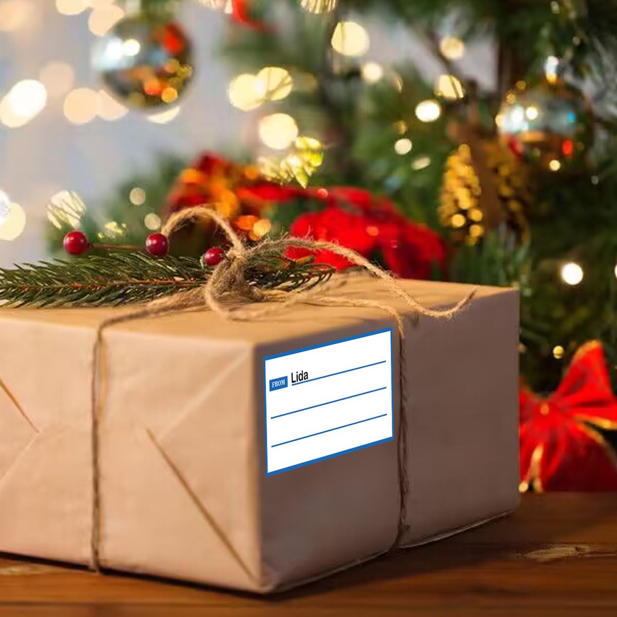 Snapklik.com : Christmas To From Return Address Mailing Labels 160pcs ...