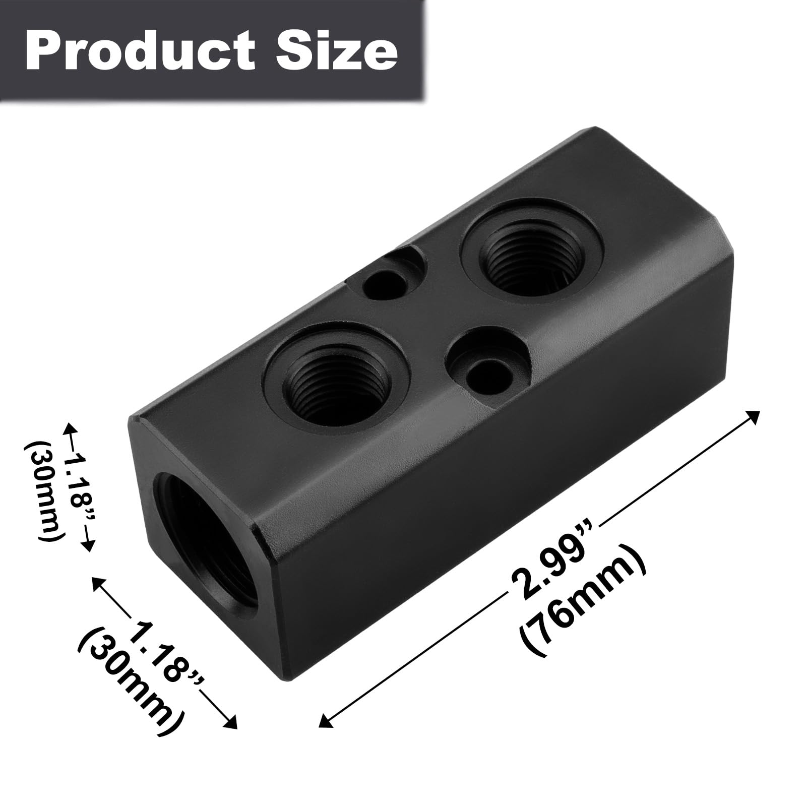 Snapklik.com : Air Manifold, 2 Way 4 Port Air Compressor Manifold, Air ...