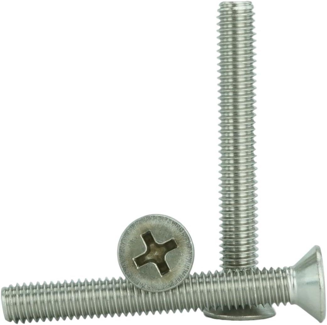 Amazon.com: Hillman 4034 10-32 x 2 in. Stainless Steel Flat Head ...