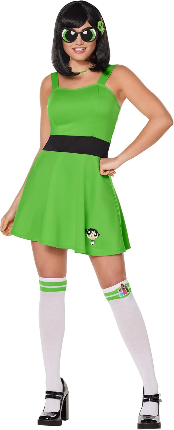 Amazon.com: Spirit Halloween Adult The Powerpuff Girls Buttercup ...