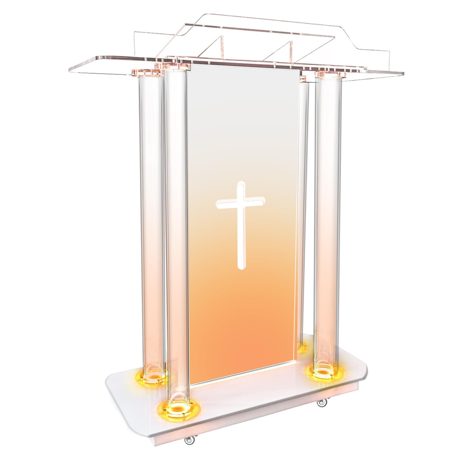 Amazon.com : Church Pulpit with 15 Colors Adjustable and 4 Flashing ...