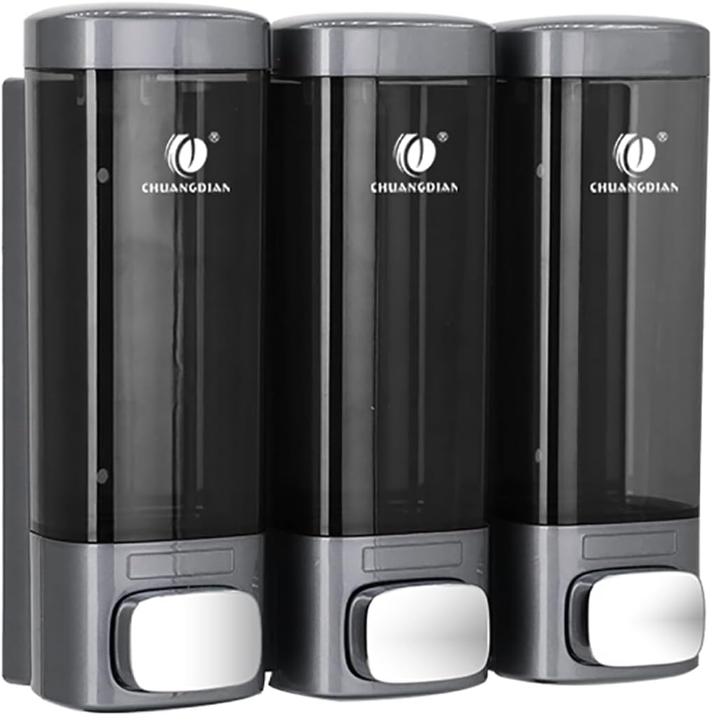 Einzel/Doppel/Dreifach 320ml Flüssigseifenspender Wandmontage für Badezimmer Duschgel Shampoo ...