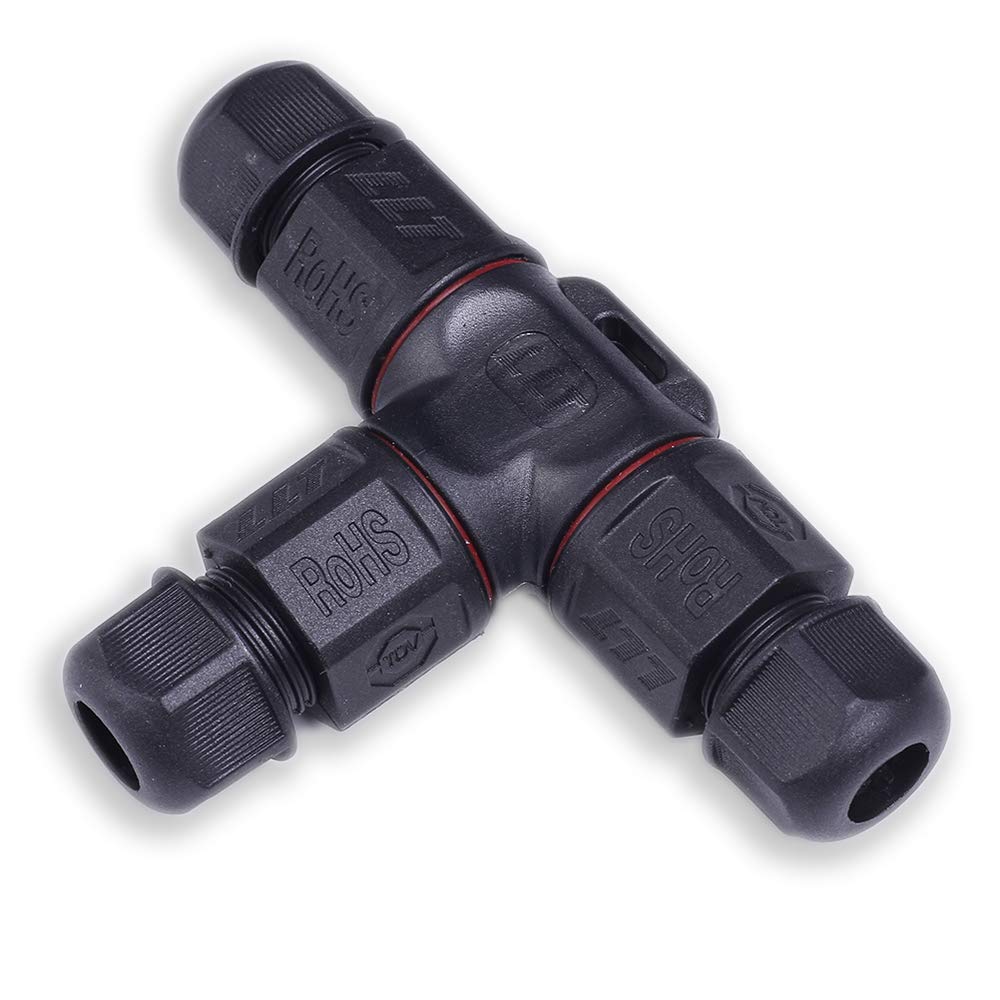 Buy Icstation 3 Ways 2 Core Junction Box,Outdoor Waterproof IP68 ...