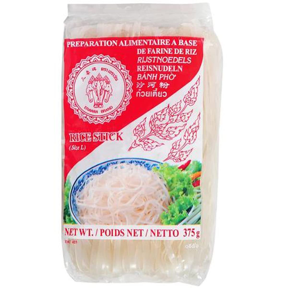 Amazon.com : Erawan Large Rice Sticks 375gm : Grocery & Gourmet Food