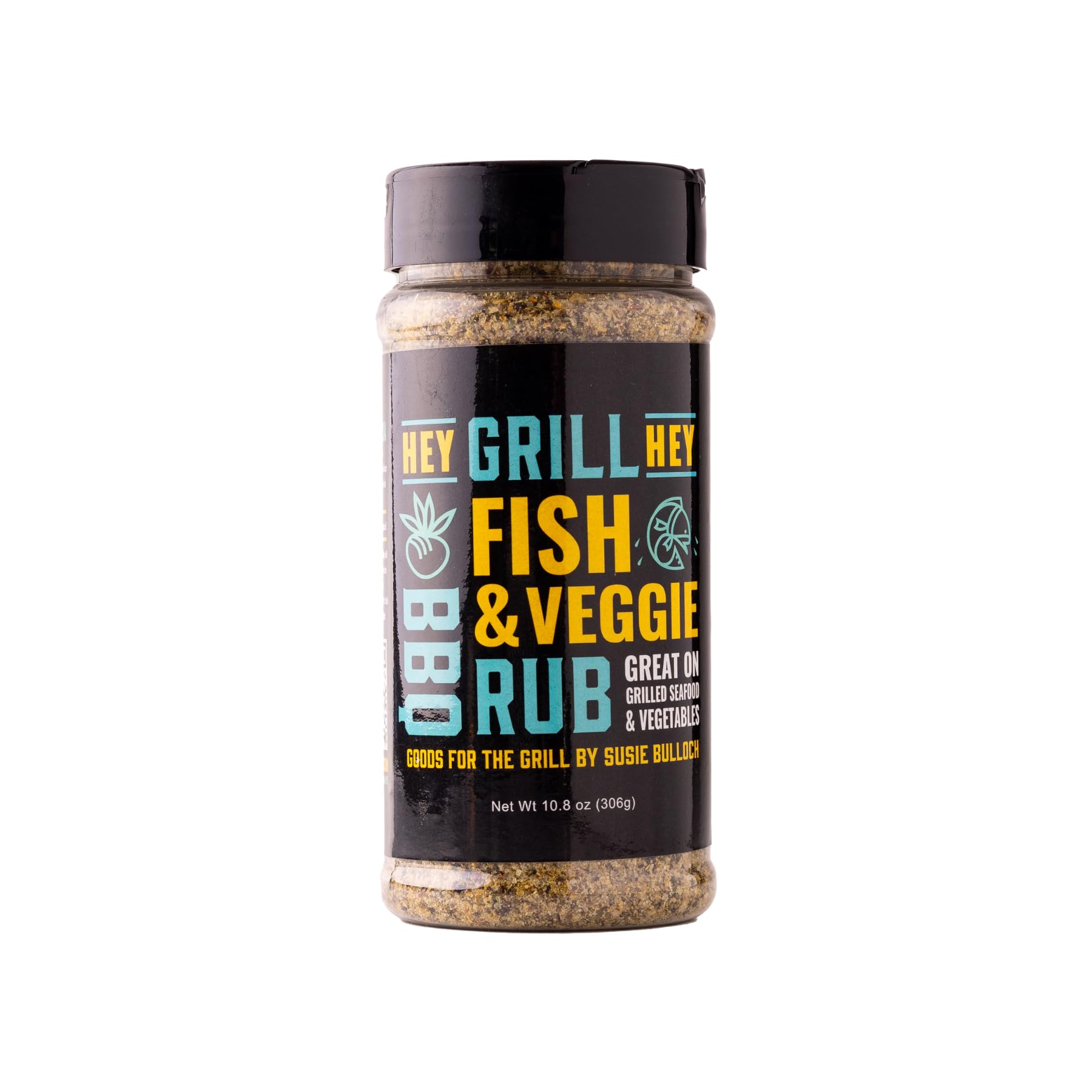 Amazon.com : Hey Grill Hey | Fish & Veggie Rub 10.8 oz |Seafood ...