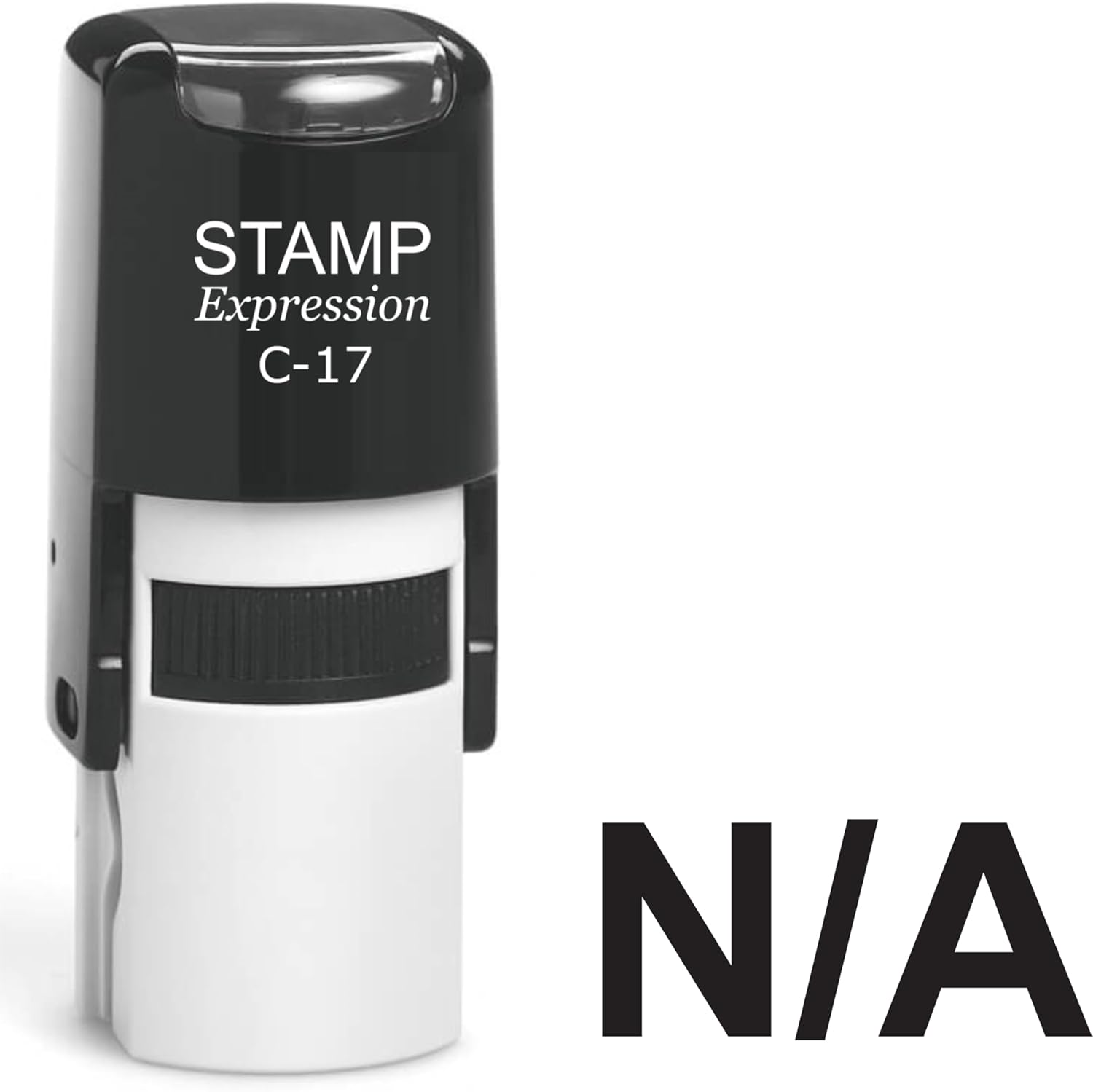 Amazon.com: stampexpression - N/A Self Inking Rubber Stamp - Black Ink ...