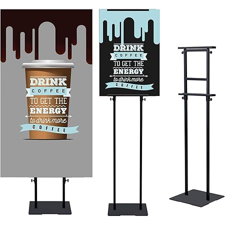 Amazon.com : Signworld Heavy Duty Floor Standing Poster Display Stand ...