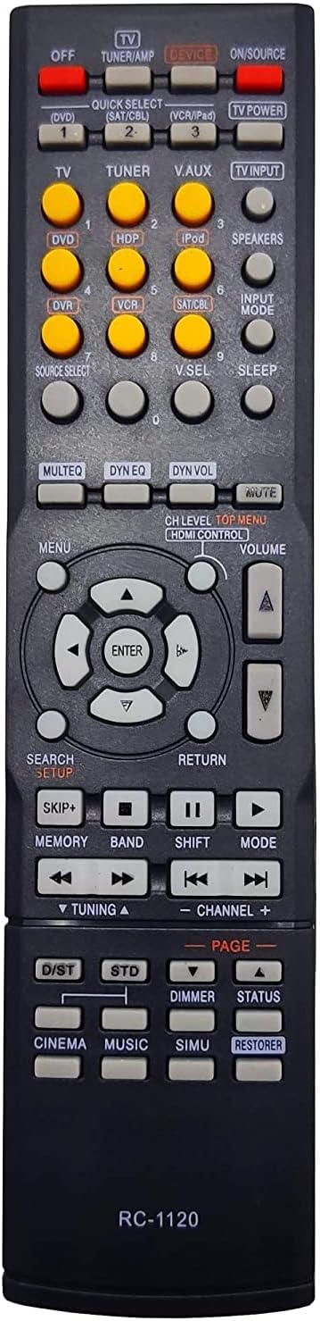 Buy Denon RC-1120 AV Receiver Remote Control for Denon AVR-590, AVR ...