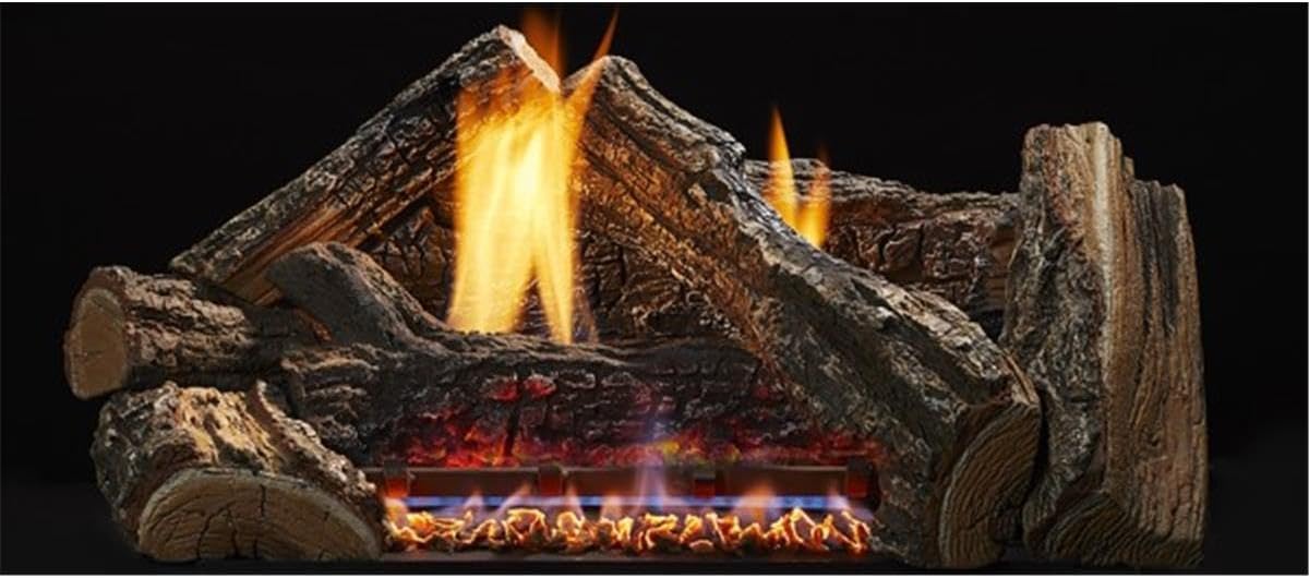Amazon.com : 24 in. Burncrete Hybrid Dynamo Log Set for Glow Getter 24 ...