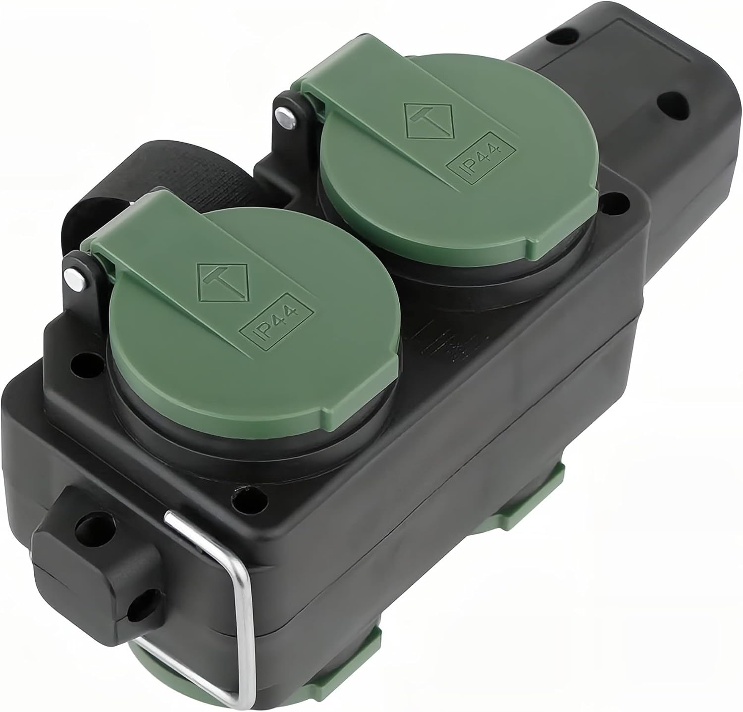 4-Fach Aktions-Verteilersteckdose – Gummi Stromverteiler 250 V / 16A ...