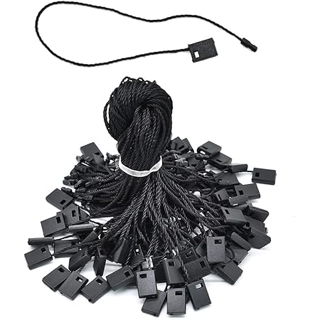 Amazon.com : 7 Inch Hang String Tag Fasteners Nylon Snap Lock Pin Loop ...