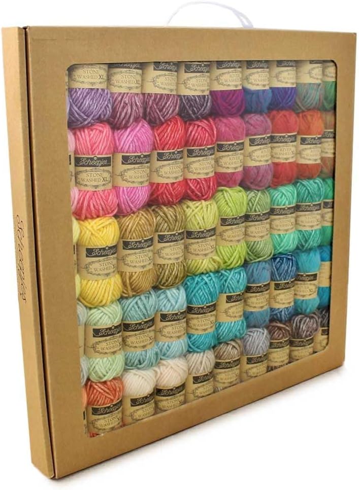 Amazon.com: XL Scheepjes Stne Washed Color Pack, 50 Naul