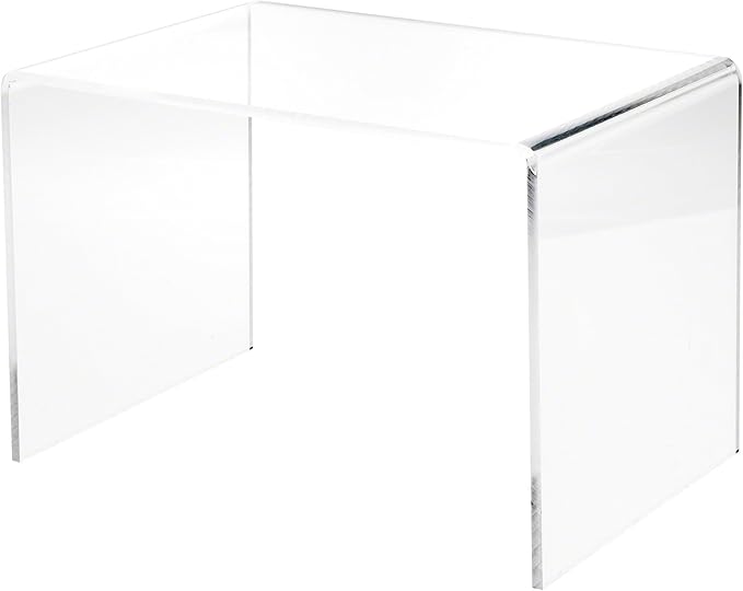 Amazon.com: Plymor Clear Acrylic Rectangular Display Riser, 8" H x 12 ...