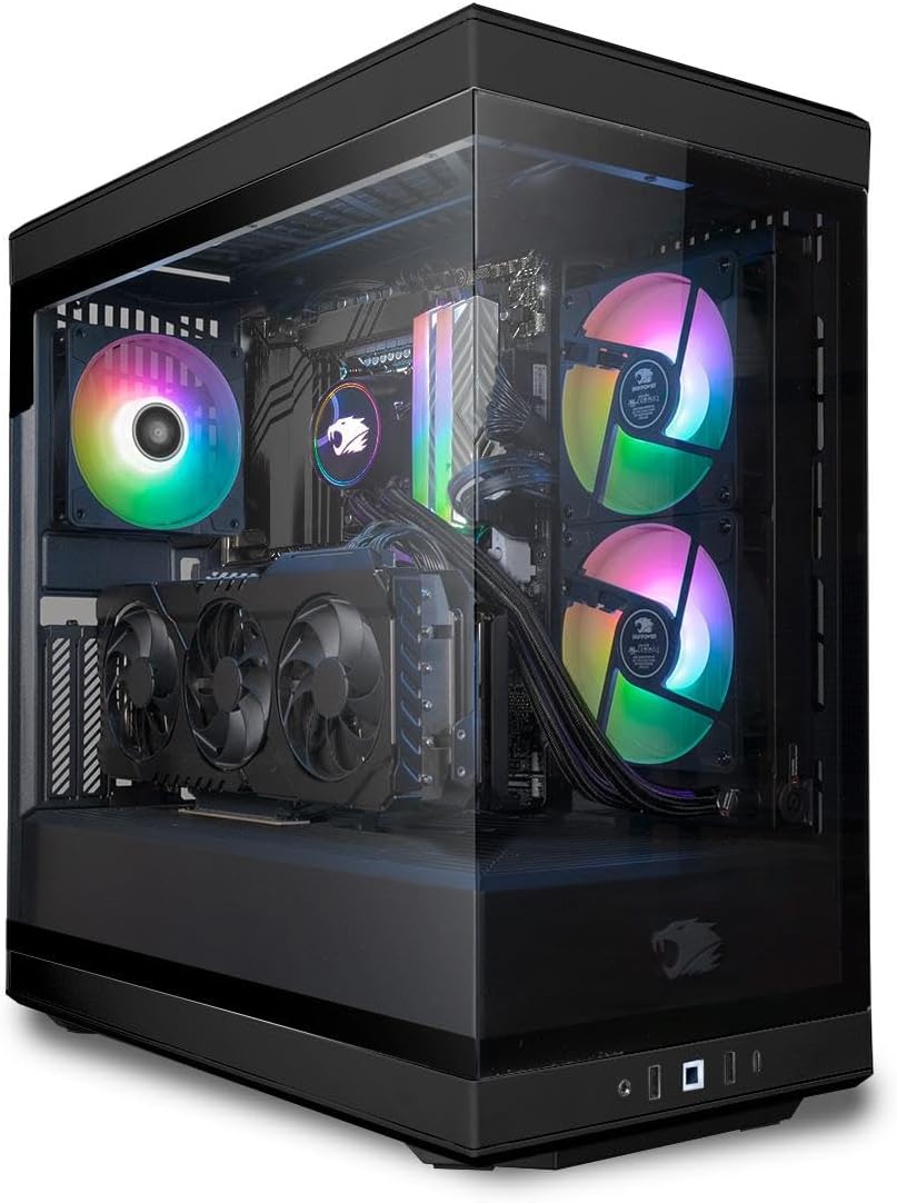 Amazon.com: iBUYPOWER Y40 PRO Black Gaming PC Computer Desktop ...